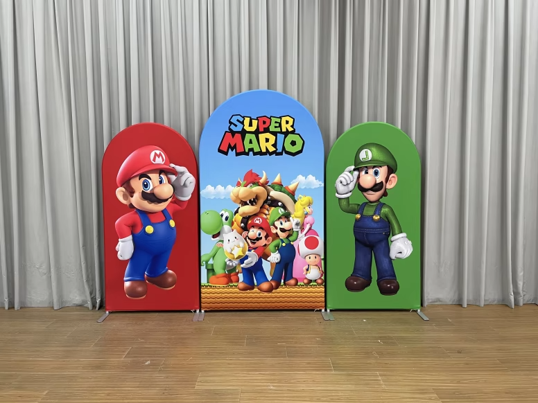 Arch Backdrop Set of 3 (for hire) - Super Mario – Neon Daddy